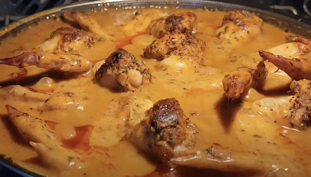 Smothered Chicken Wings Recipe