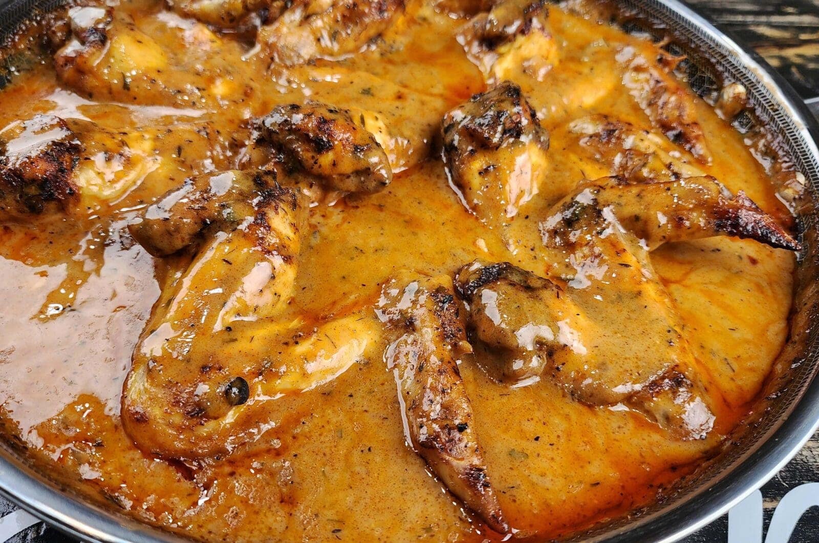 Smothered Chicken Wings Recipe